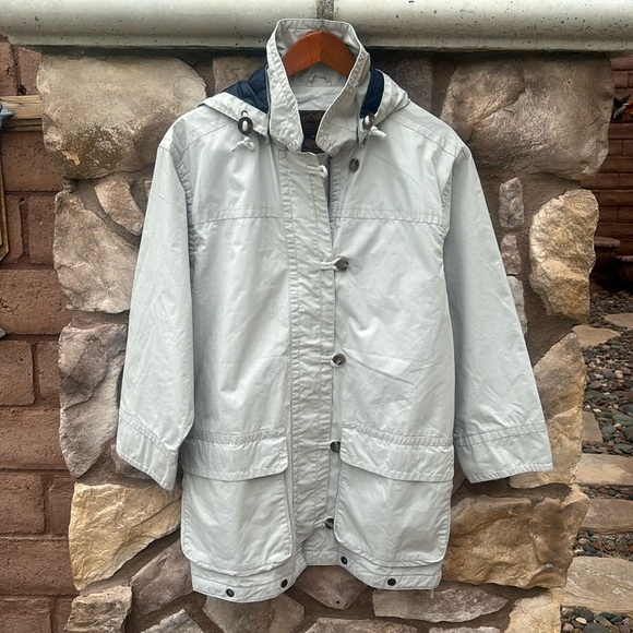 Eddie Bauer | Jackets & Coats | Vintage Eddie Bauer Womens Trench Coat Raincoat Khaki Size Small ...